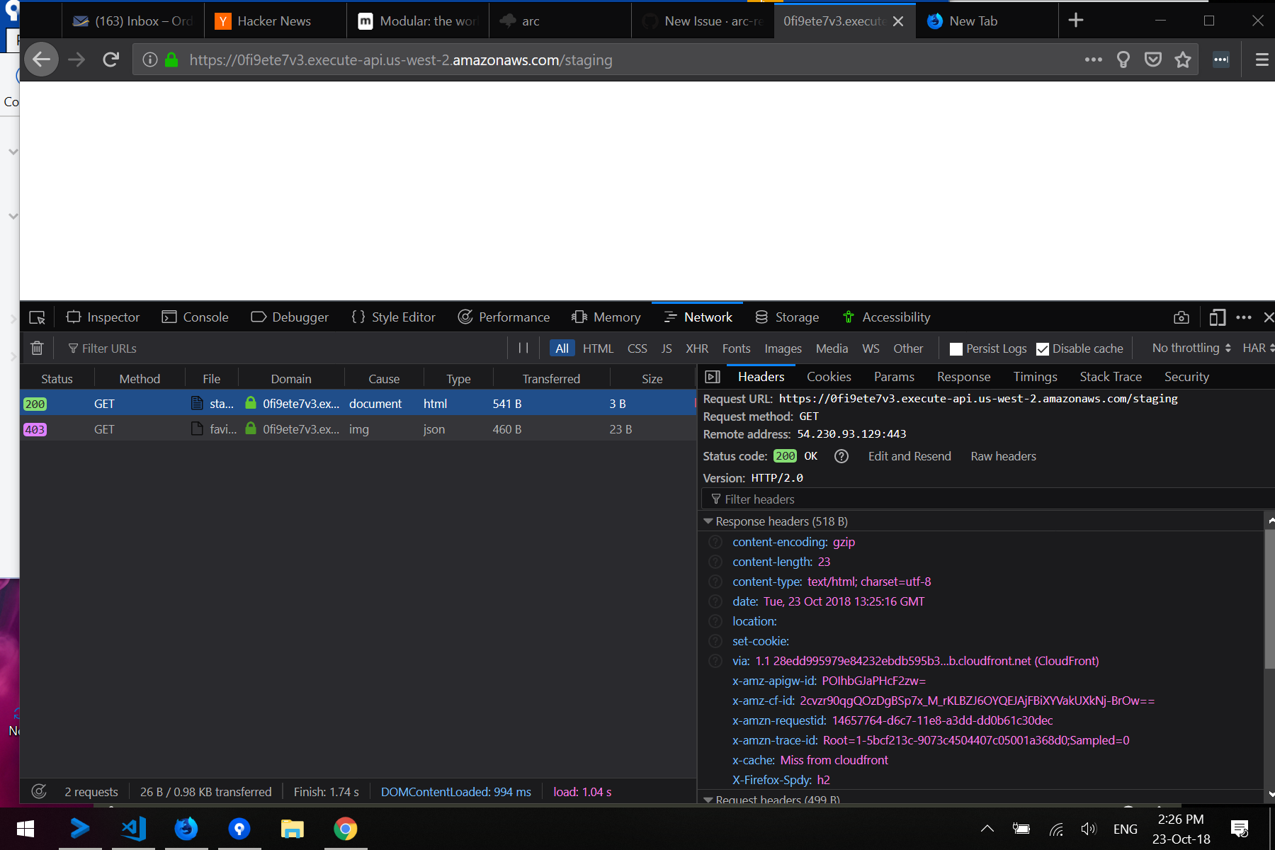 async route handlers returning response headers, but no response body · Issue #162 · architect ...