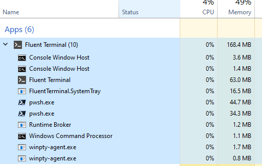 Thoughts - is tray icon used / needed? · Issue #312 · felixse/FluentTerminal · GitHub