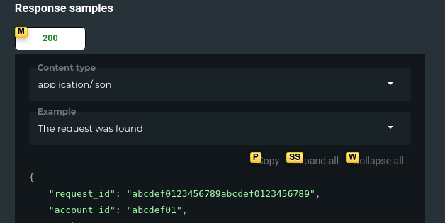 Response samples can't be selected · Issue #1331 · Redocly/redoc · GitHub
