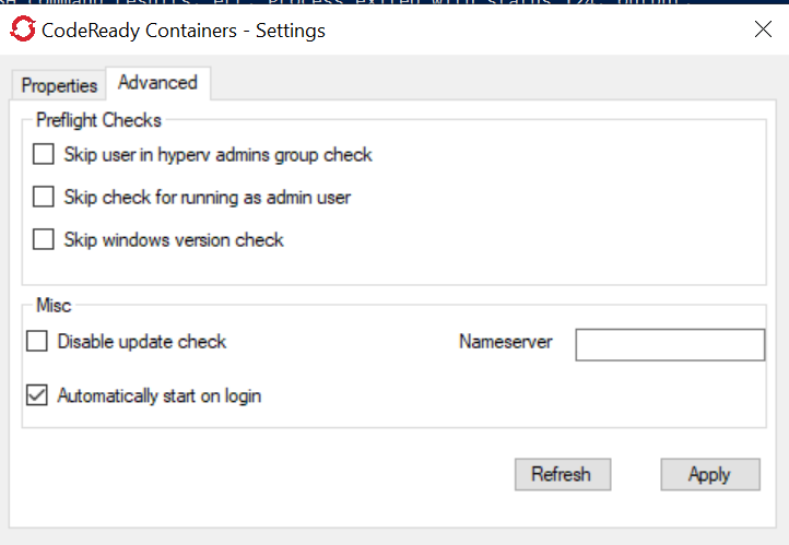Align checkboxes and inputs · Issue #76 · crc-org/tray-windows · GitHub