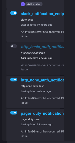UI throws exception for notification endpoint · Issue #16218 · influxdata/influxdb · GitHub