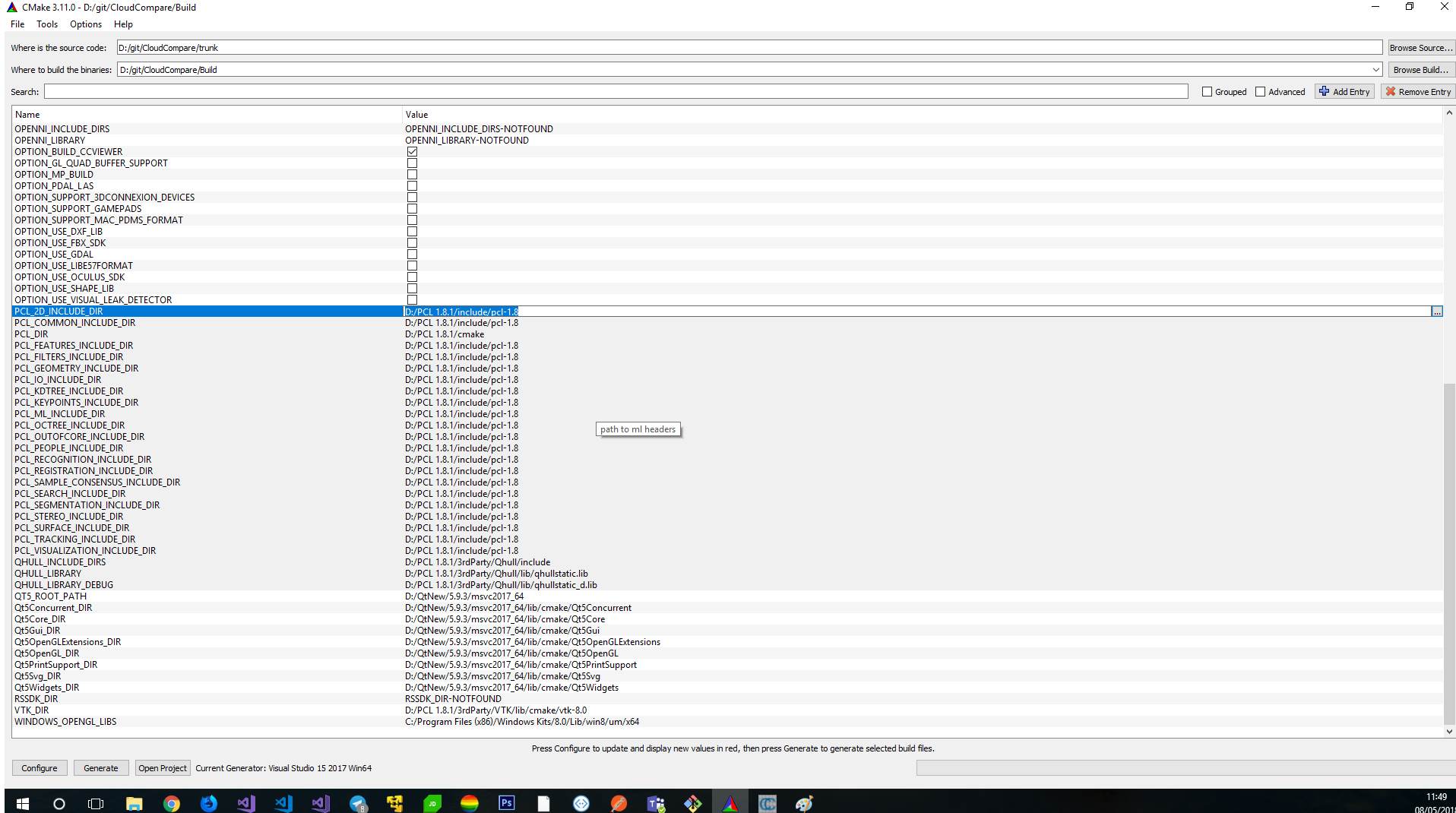 Error to load pcl io plugin after build release · Issue #736 · CloudCompare/CloudCompare · GitHub