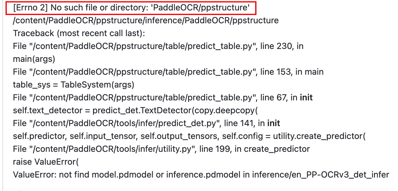 Issue importing the packages from of PaddleOCR, draw_ocr · Issue #10443 · PaddlePaddle/PaddleOCR ...