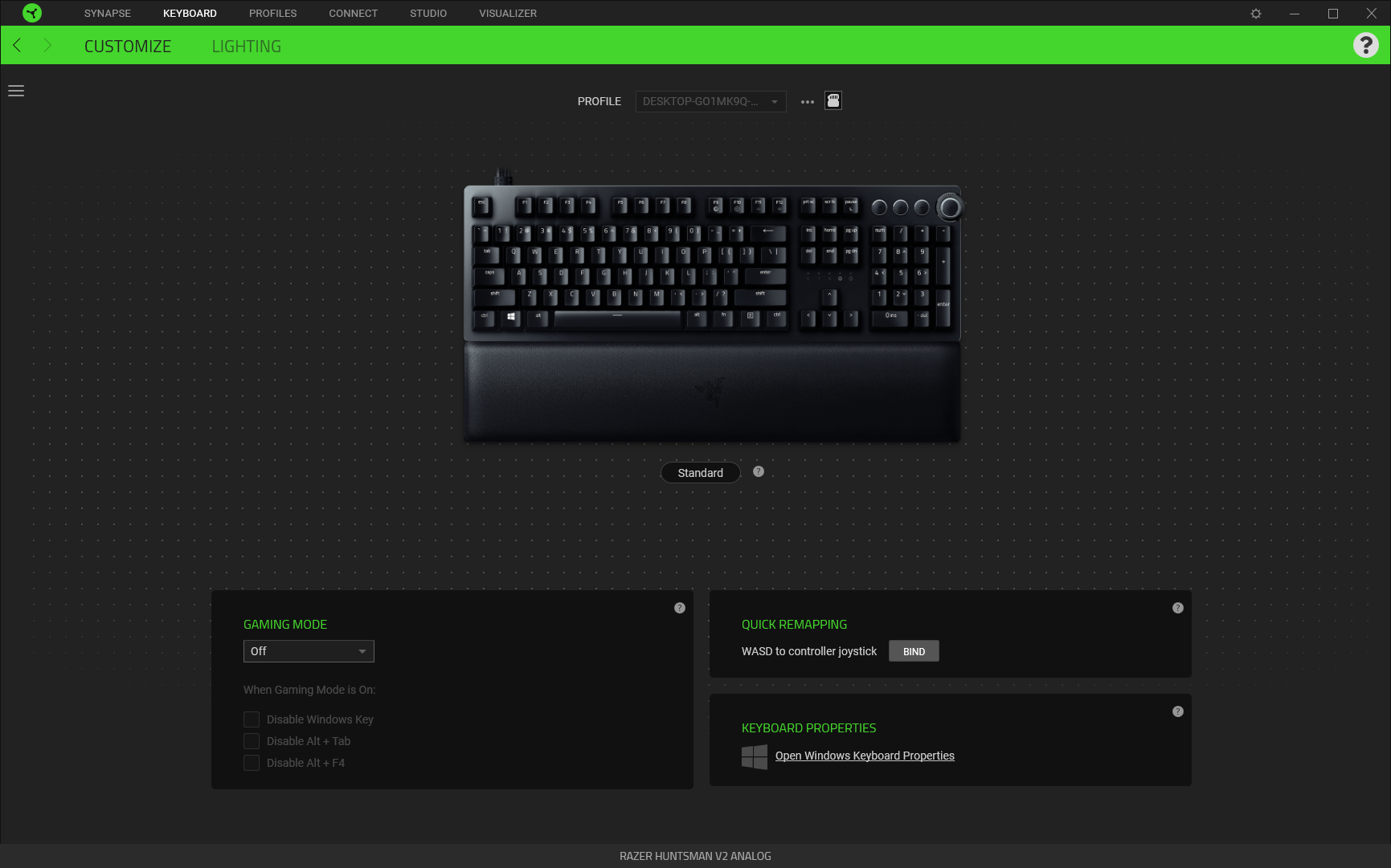 Support for Razer Huntsman V2 Analog · Issue #1458 · openrazer/openrazer · GitHub