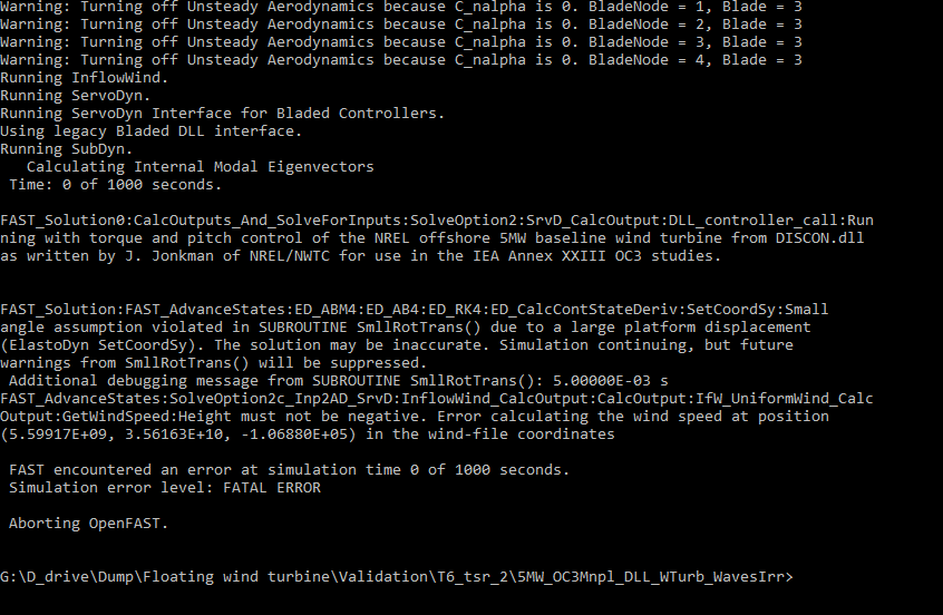 Mapping error, and scaled turbine model · Issue #640 · OpenFAST/openfast · GitHub