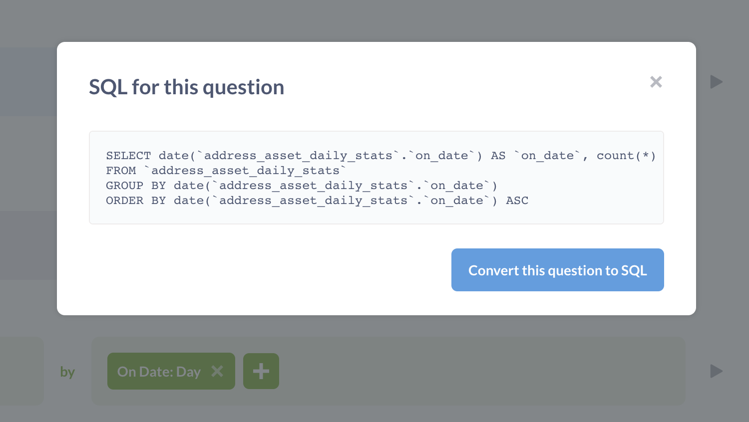 Don't need to cast DATE columns with date() · Issue #23424 · metabase/metabase · GitHub