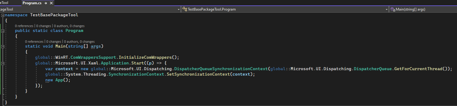 Use customize main entry point instead of auto generated main build failed with WMC999 Object ...