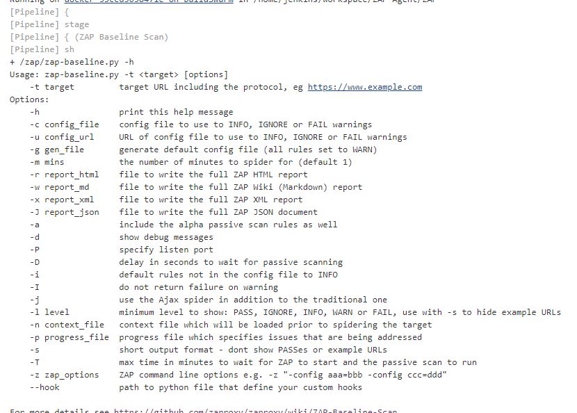 ZAP Baseline Failed to start ZAP · Issue #5605 · zaproxy/zaproxy · GitHub
