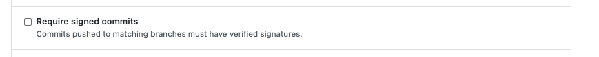 Enable signed commits for this repository · Issue #223 · ossf/scorecard · GitHub