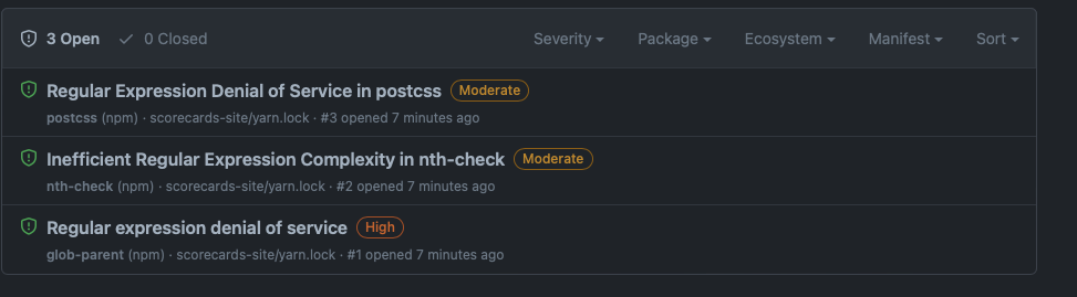 Npm Vulnerabilities · Issue 46 · Ossf Scorecard Webapp · Github
