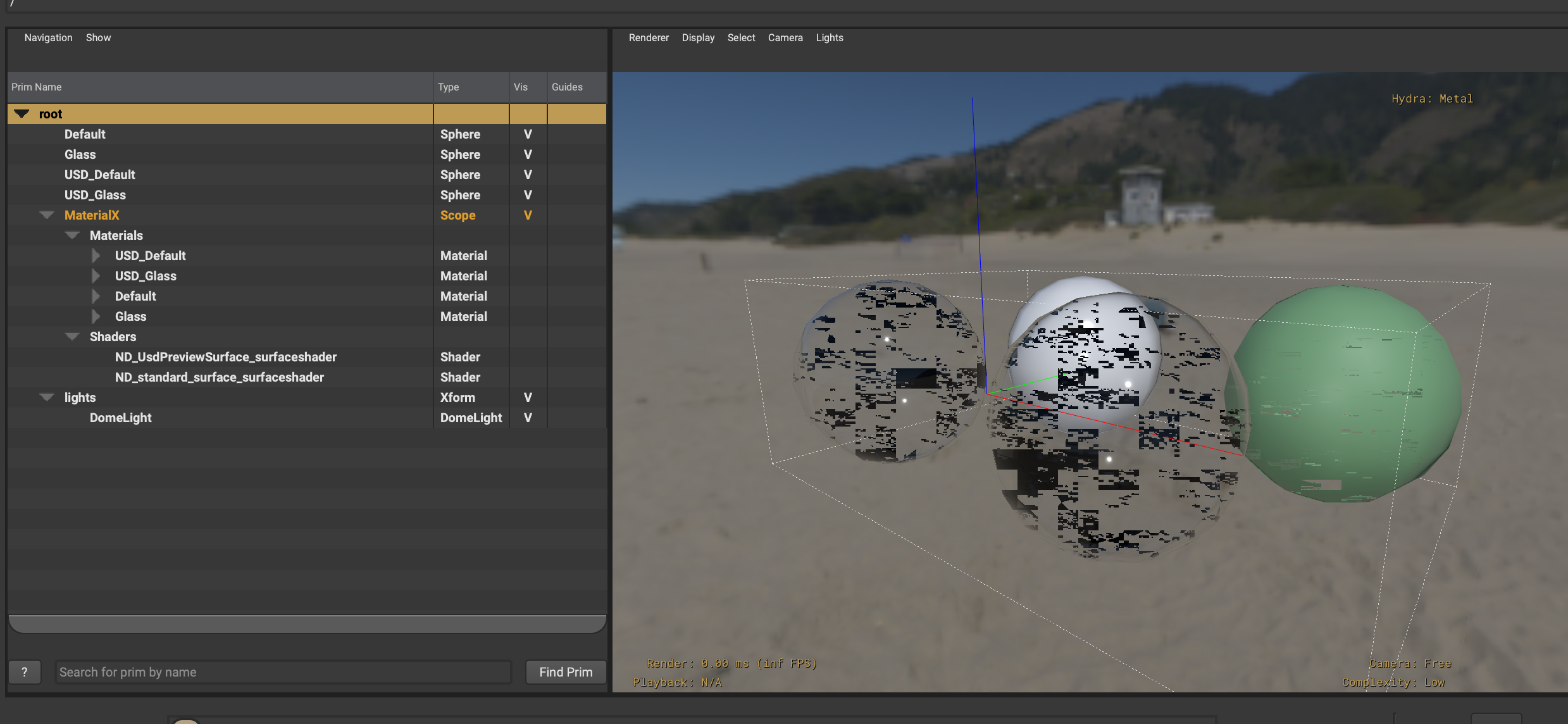 usdview: Rendering artifacts with transparent materials on Metal (macOS) · Issue #2799 ...