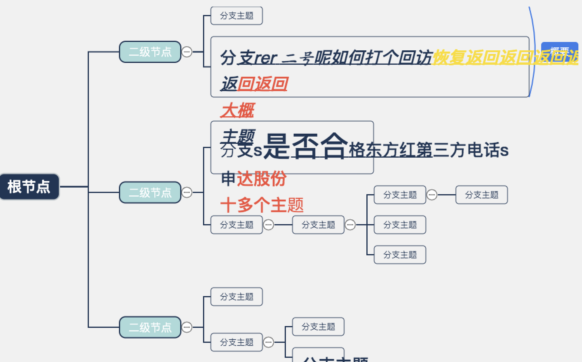 导出问题图片时富文本节点样式出现混乱 · Issue #74 · wanglin2/mind-map · GitHub