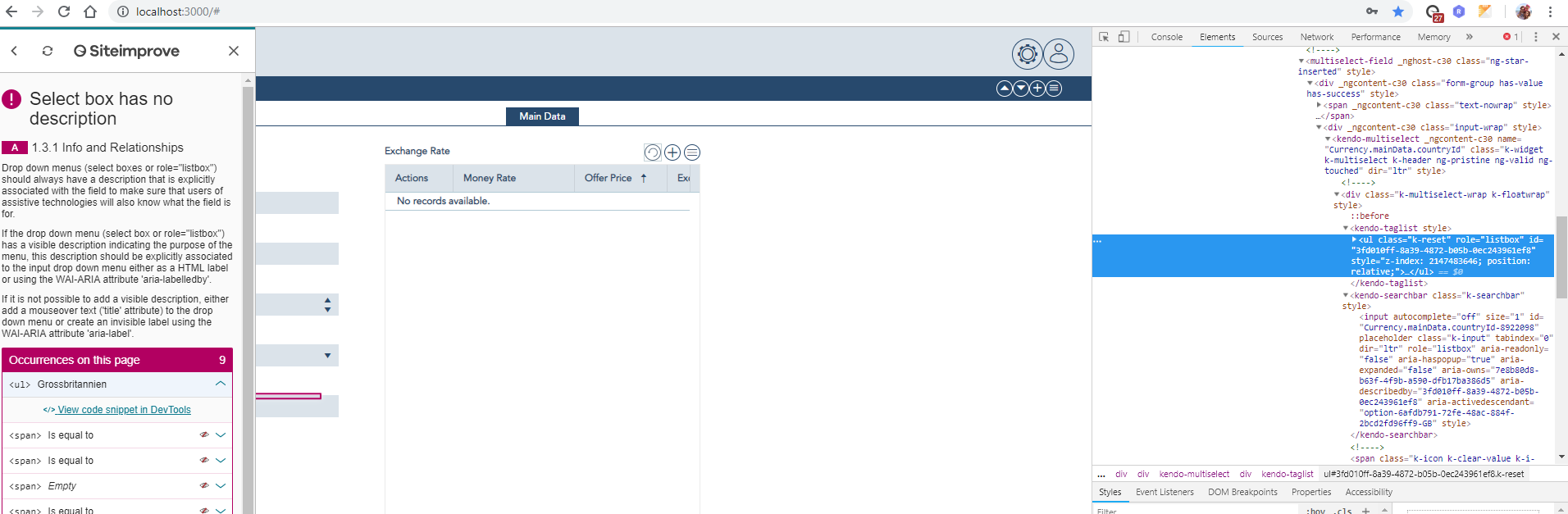 Accessibility Issues With The Dropdowns Module Components · Issue 1070 · Telerikkendo Angular