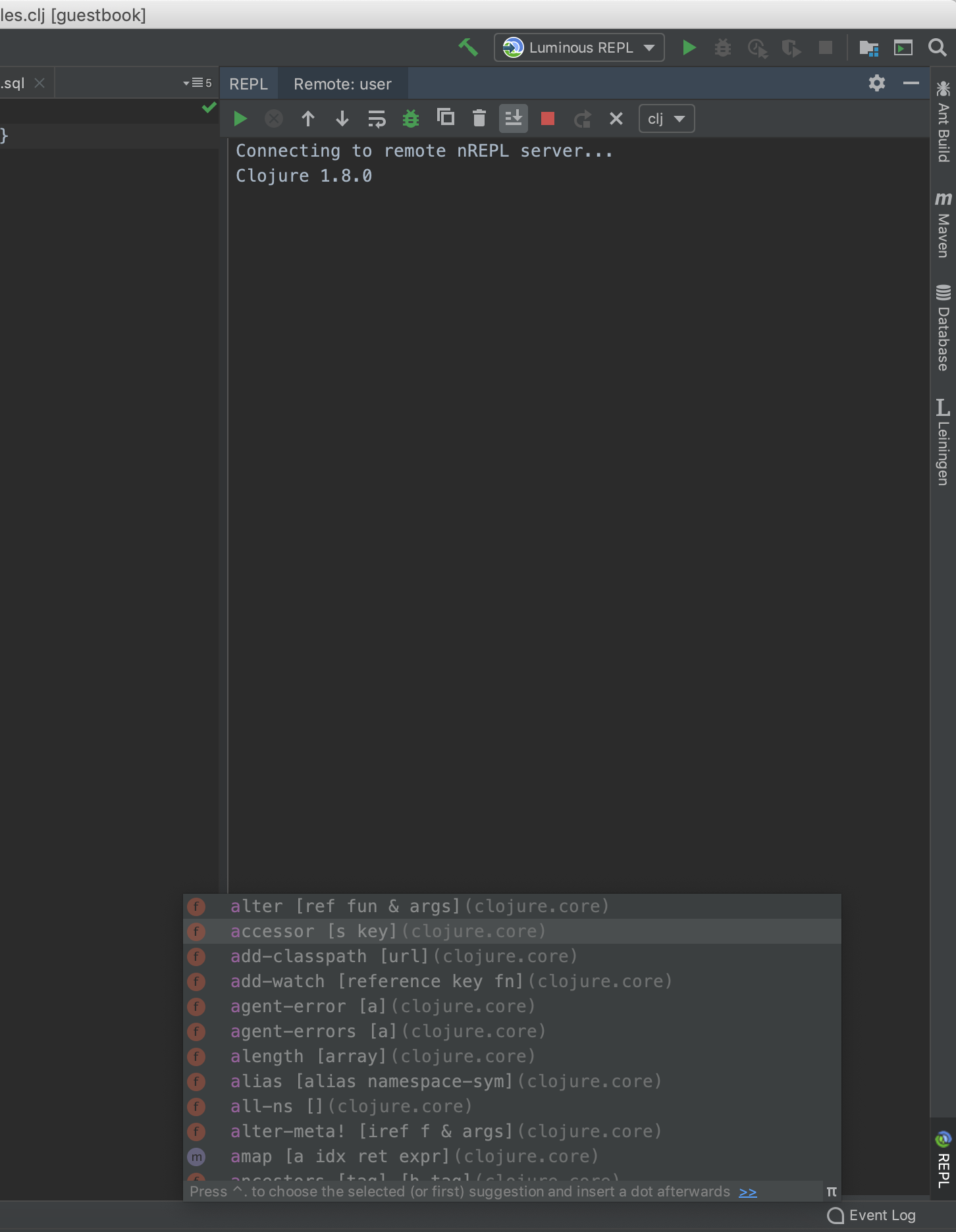 Typed Letters Are Invisible In The Repl Window · Issue 2146 · Cursive Idecursive · Github 3636