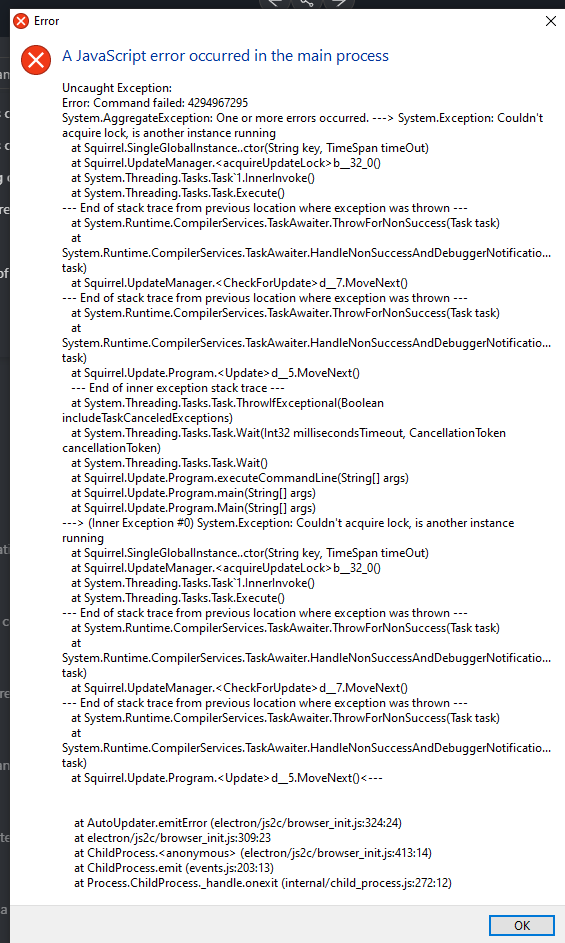 bug: Error when opening desktop app · Issue #1530 · ffxiv-teamcraft/ffxiv-teamcraft · GitHub