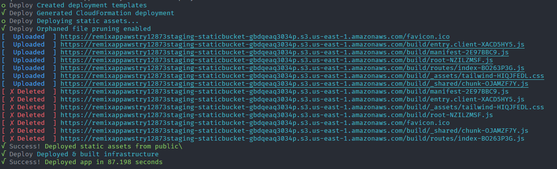 arc10: prune flag is removing the static files of the current ...