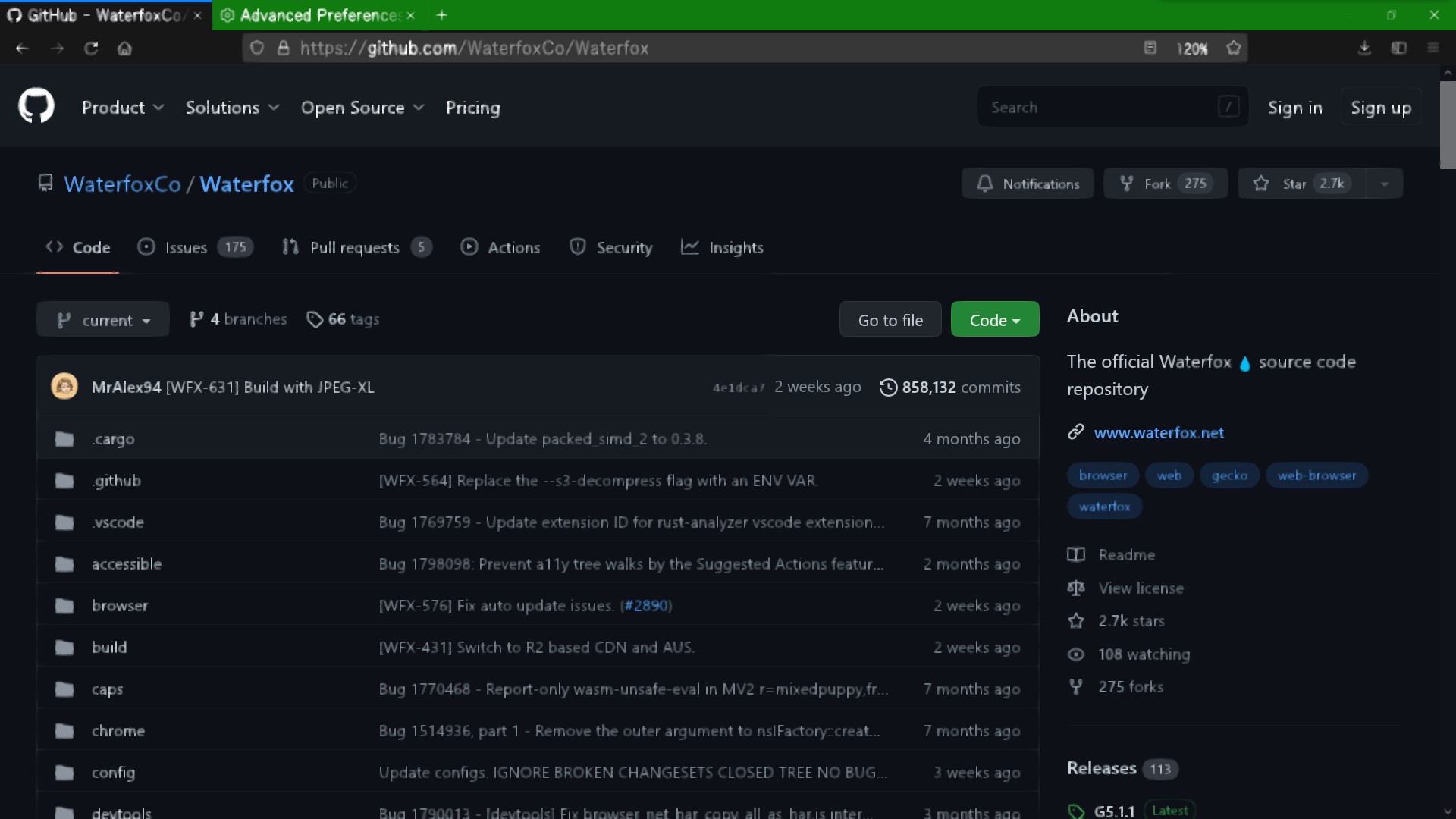 Font display blurs in G5.1.1 · Issue #2953 · BrowserWorks/waterfox · GitHub
