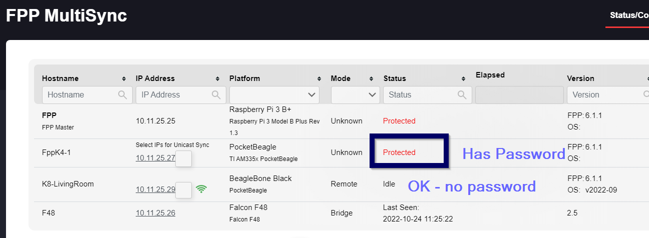 Remote FPP hosts with UI passwords show up as "Protected" on MultiSync page · Issue #1387 ...