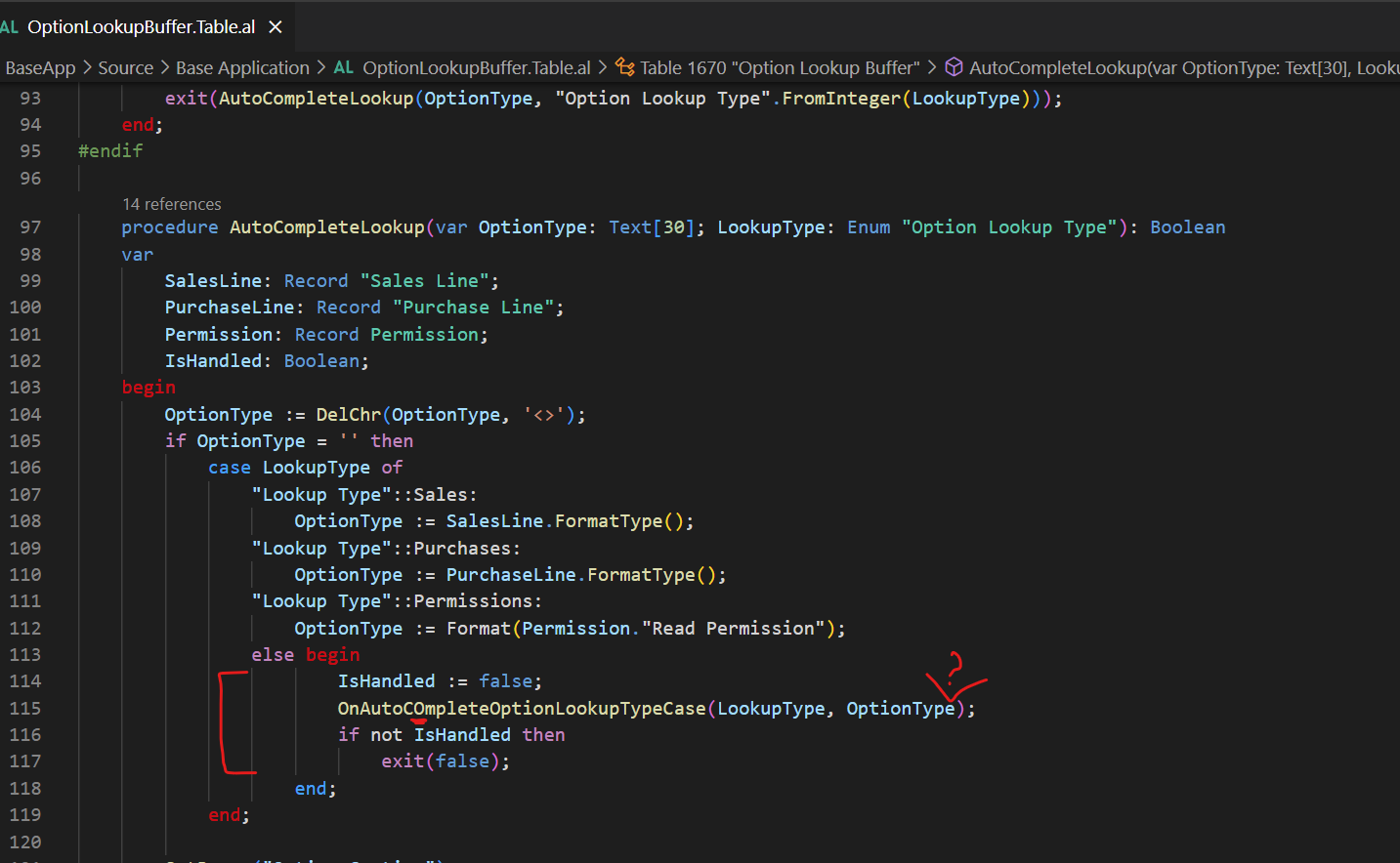 [Event Change Request] Table 1670 "Option Lookup Buffer": publisher ...