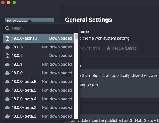 [BUG]: version filter stays visible when entering preferences screen · Issue #1031 · electron ...
