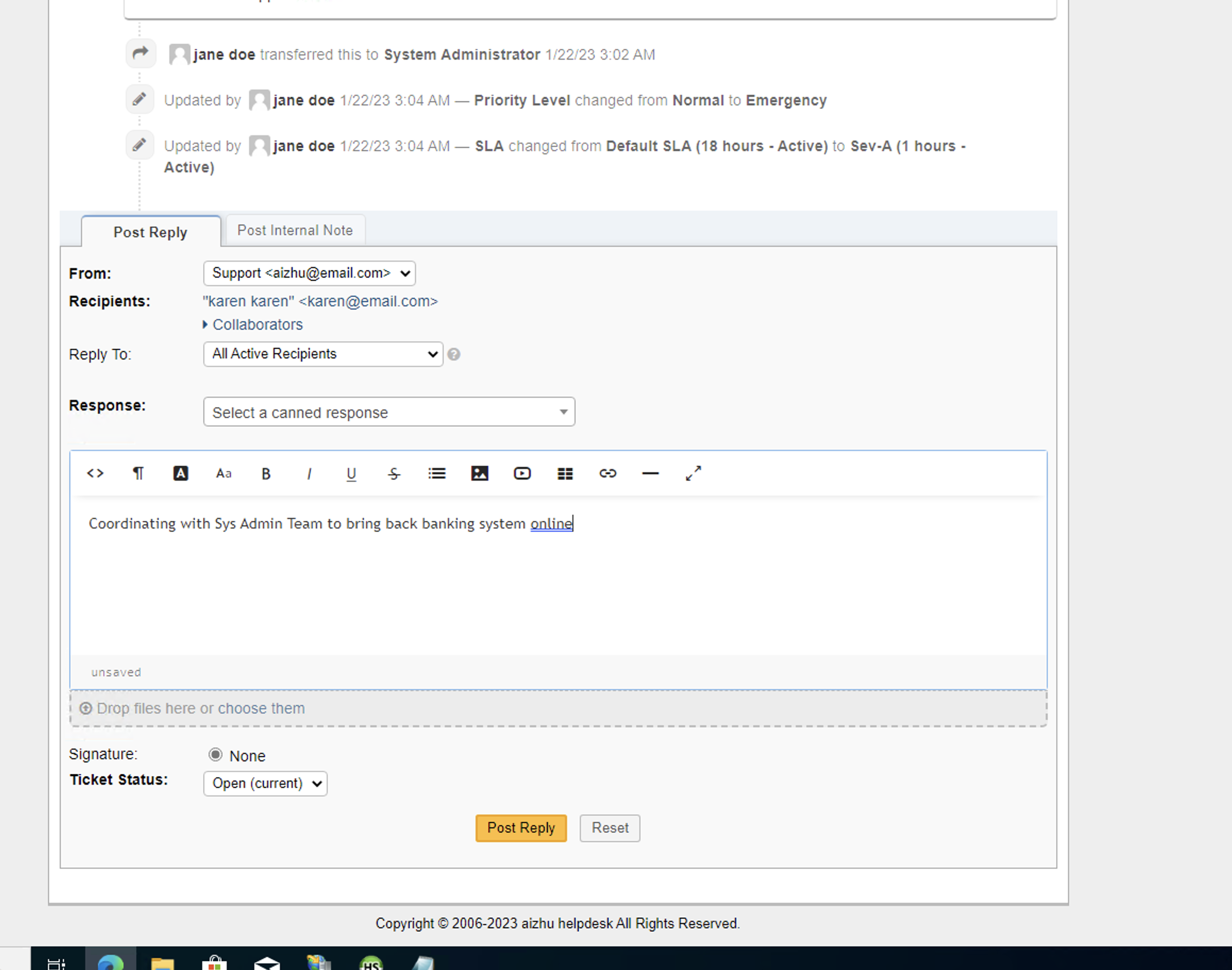 GitHub - aizhuxue007/osticket-lifecycle: Example ticket lifecycle
