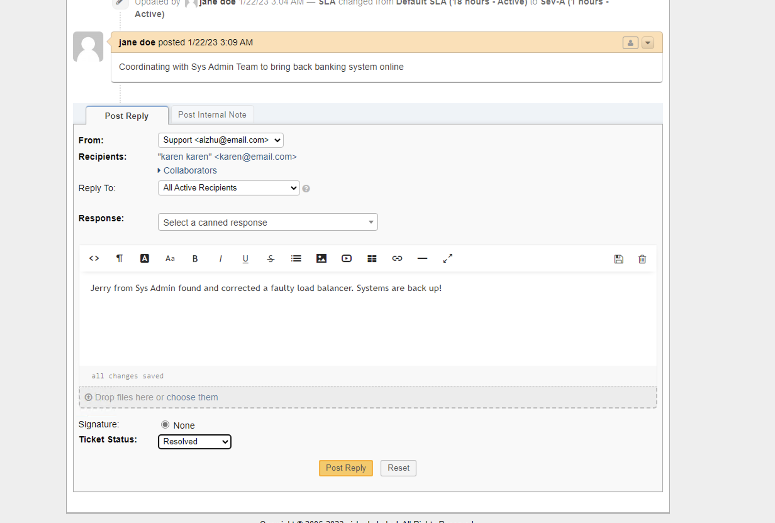 GitHub - aizhuxue007/osticket-lifecycle: Example ticket lifecycle