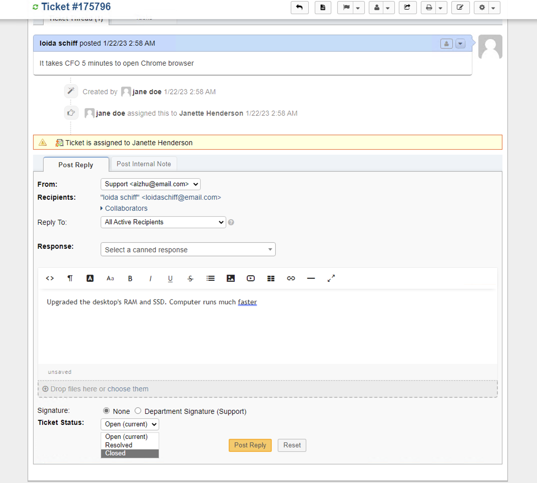 GitHub - aizhuxue007/osticket-lifecycle: Example ticket lifecycle