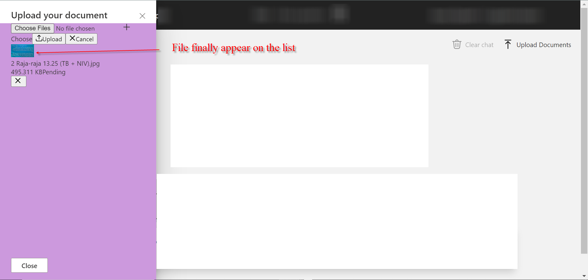 Must Select File 2 Times In File Upload Dialog Before The File Can Be Added In The List · Issue