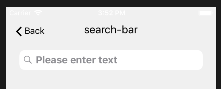 SearchBar Styles inconsistency in Android and IOS · Issue #1853 · NativeScript/nativescript ...