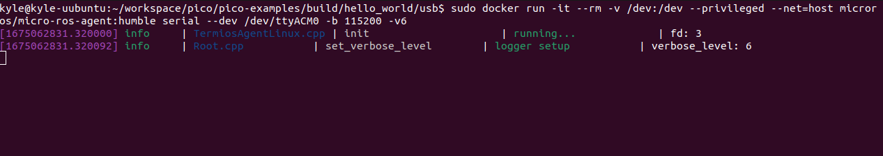 Pico Micro Ros Example Does Not Connect To Microros Micro Ros Agent Humble As Described In