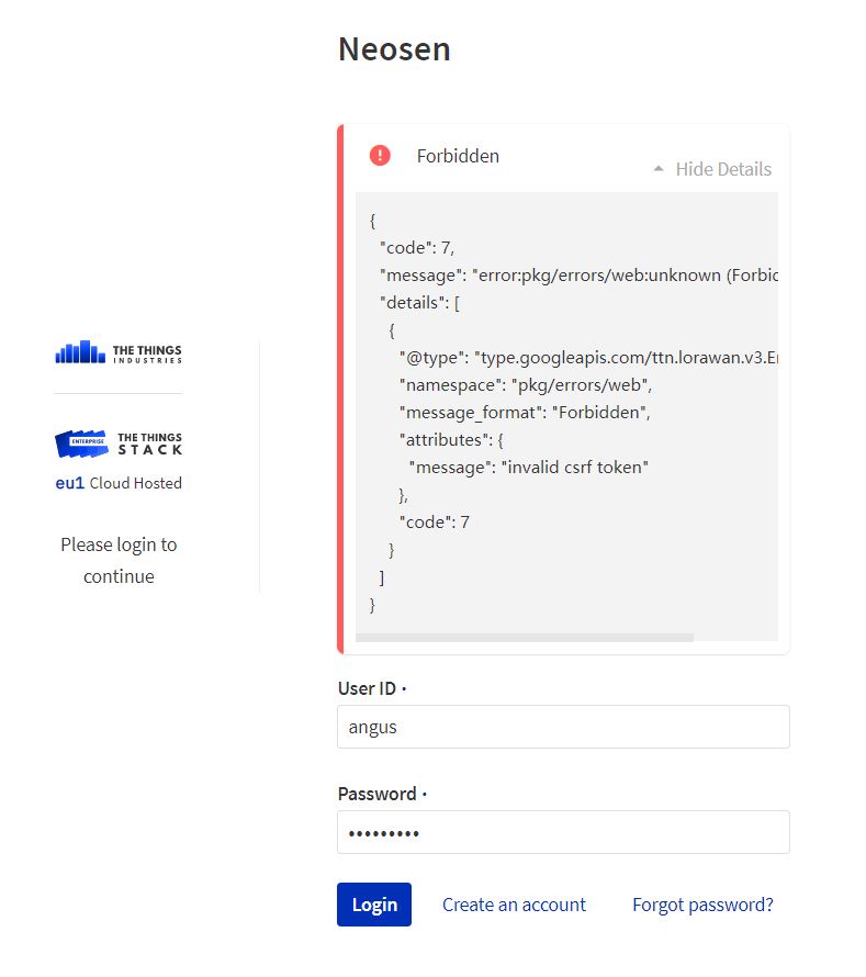 Impossible to create new accounts · Issue #2550 · TheThingsNetwork/lorawan-stack · GitHub