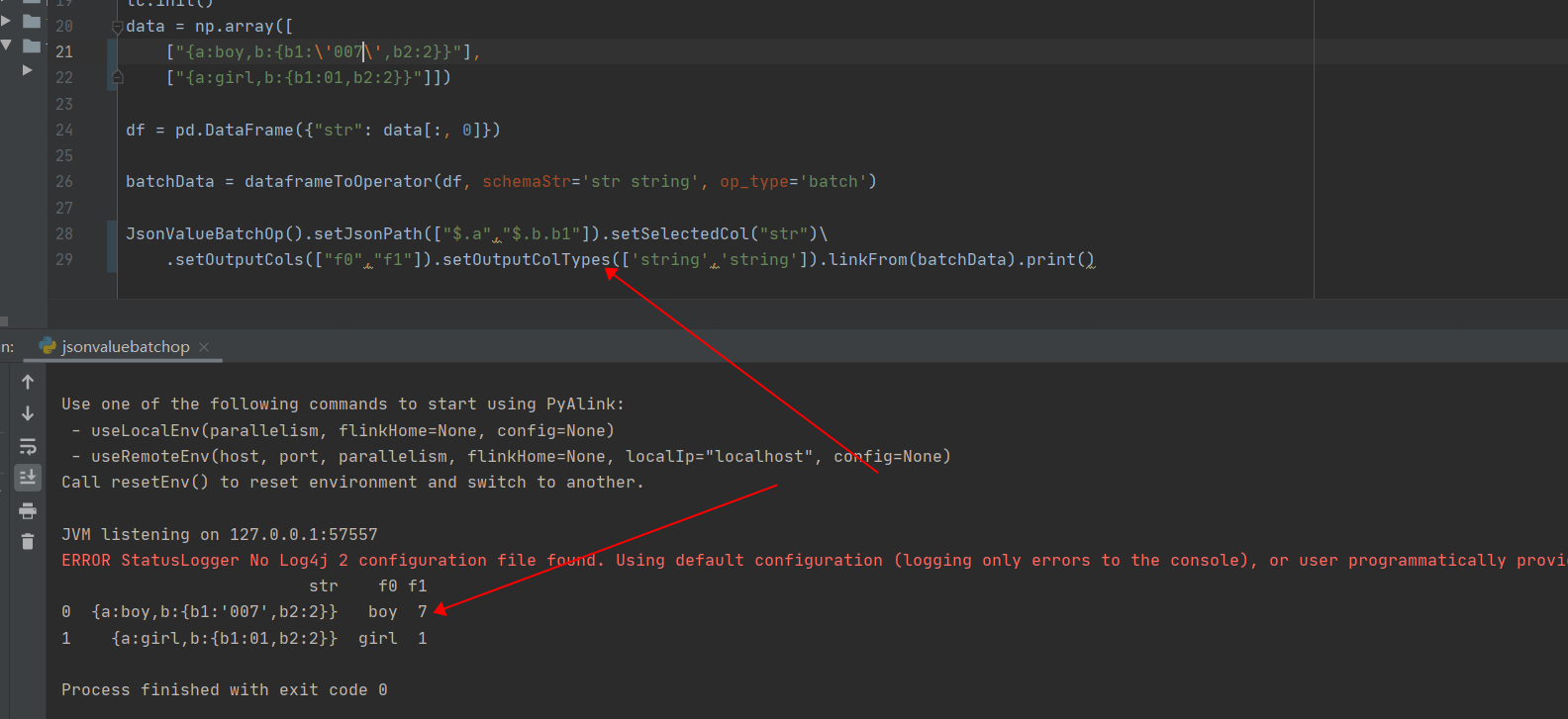 【BUG】json值抽取，数字0开头的字符串经过抽取后开头的0就没有了。 · Issue #163 · alibaba/Alink · GitHub