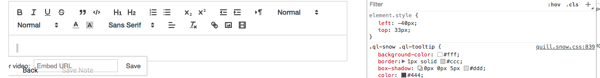How to override css inside quill-editor? · Issue #144 · KillerCodeMonkey/ngx-quill · GitHub
