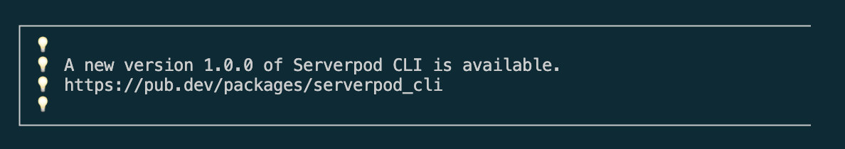 Use pub_updator for serverpod_cli · Issue #611 · serverpod/serverpod · GitHub