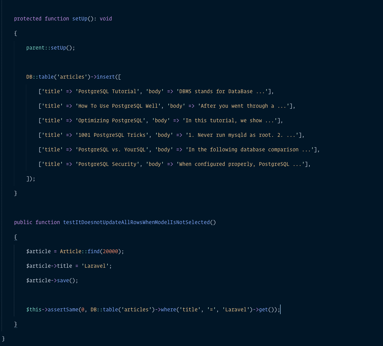 db: The `save` function does not work properly when updating a row with ...