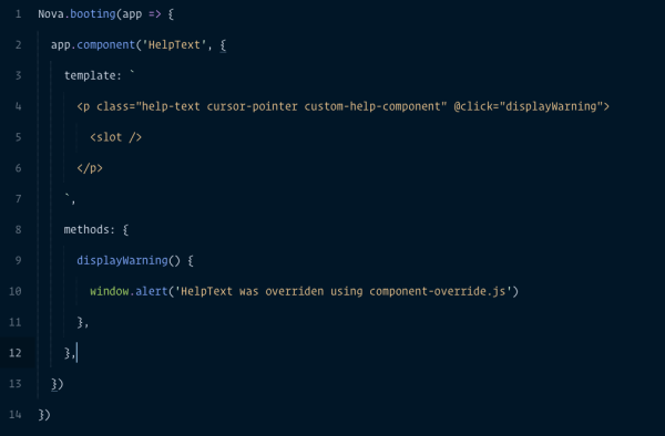Html In Defaultfield Helptext Error · Issue 5119 · Laravelnova Issues