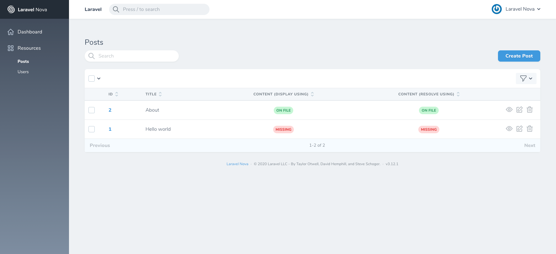 "displayUsing" doesn't work with null values · Issue #1901 · laravel/nova-issues · GitHub
