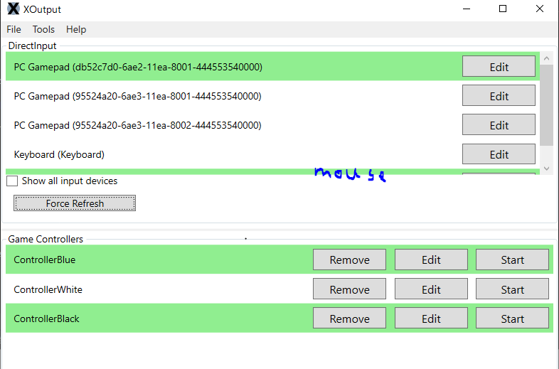 Two Gamepads with same ID · Issue #159 · csutorasa/XOutput · GitHub