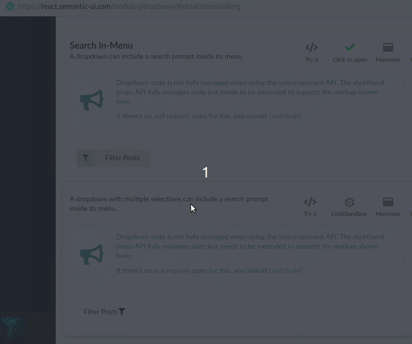 Dropdown Will Close When The Search Input Is Focused · Issue 4045 · Semantic Orgsemantic Ui 8274