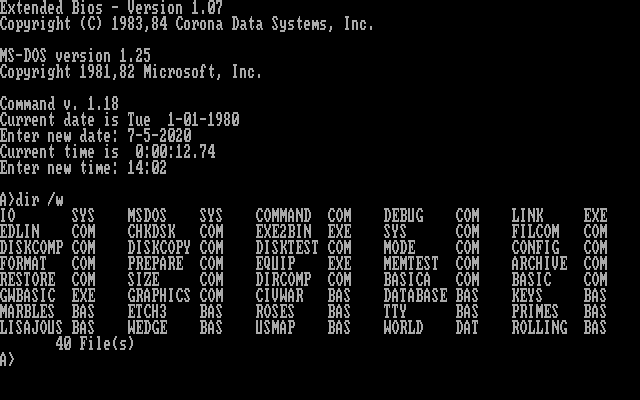 86Box unable to boot 320kb Compaq DOS 1.12g image. · Issue #902 · 86Box ...