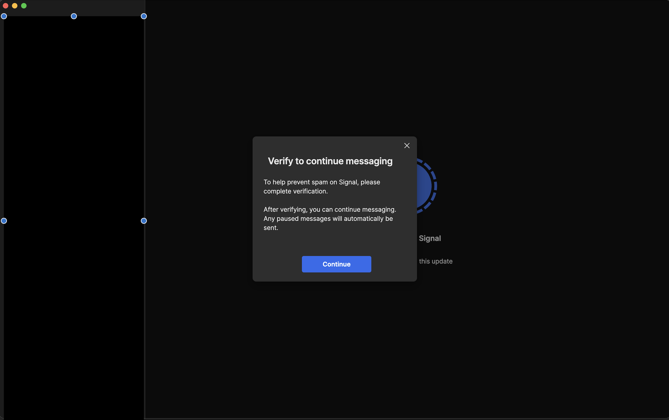 CAPTCHA Verification to continue messaging go to endless loop (Windows) · Issue #6353 ...