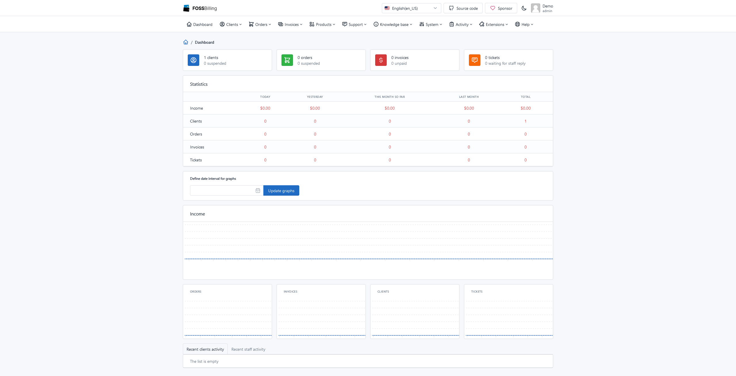 [Bug] · Issue #1526 · FOSSBilling/FOSSBilling · GitHub