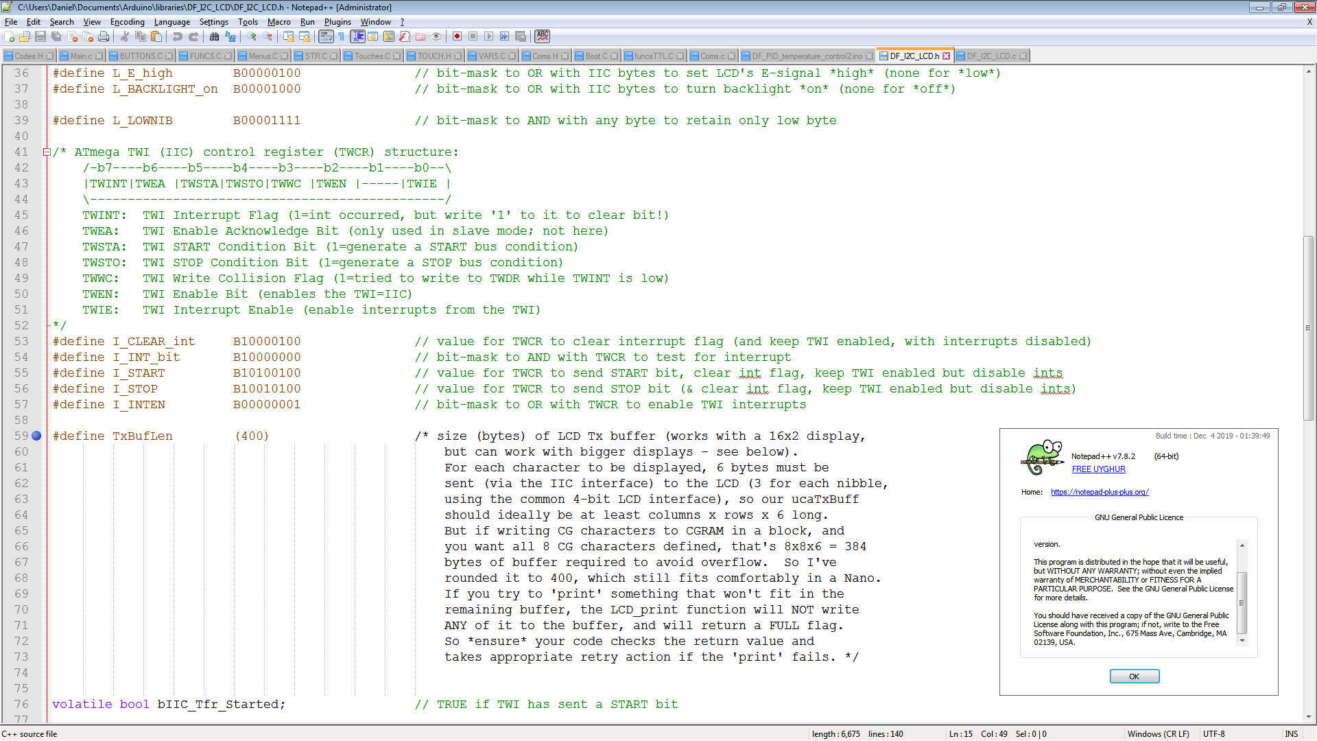 Inconsisten colour-coding of comments in .h file · Issue #7777 ...