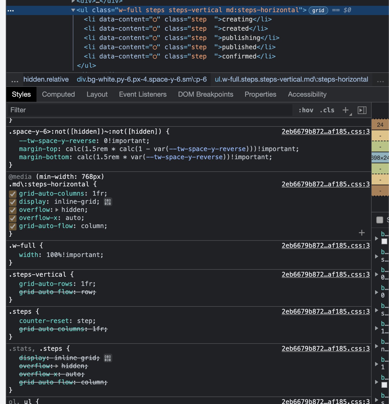 help: lose step class in Next.js build · Issue #347 · saadeghi/daisyui · GitHub