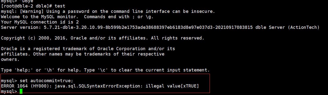 set autocommit=true problem · Issue #2873 · actiontech/dble · GitHub