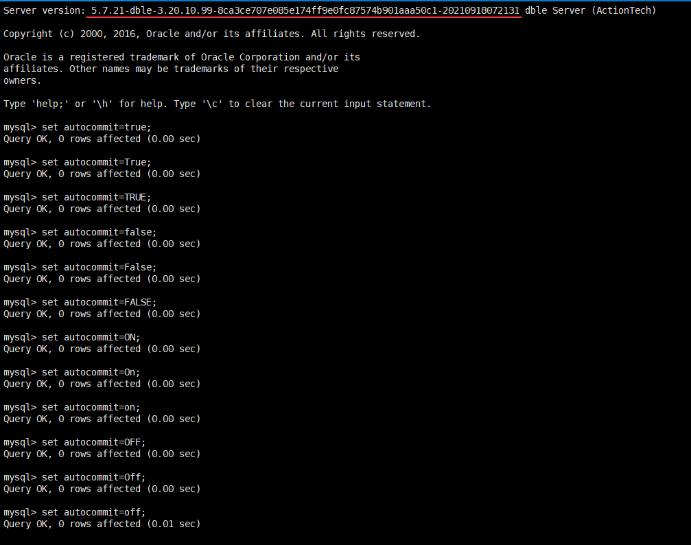 set autocommit=true problem · Issue #2873 · actiontech/dble · GitHub