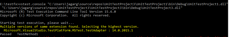 Print Better Message When Multiple Versions Of Same Extension Is Found · Issue 1516 · Microsoft 0612