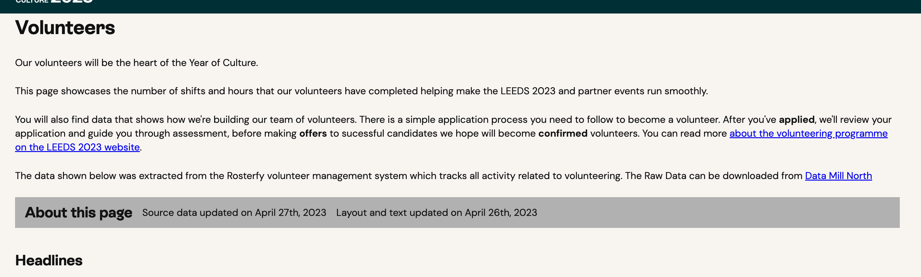 Add a 'Page Updated' note to the Call Outs page · Issue #71 · open-innovations/leeds-2023 · GitHub