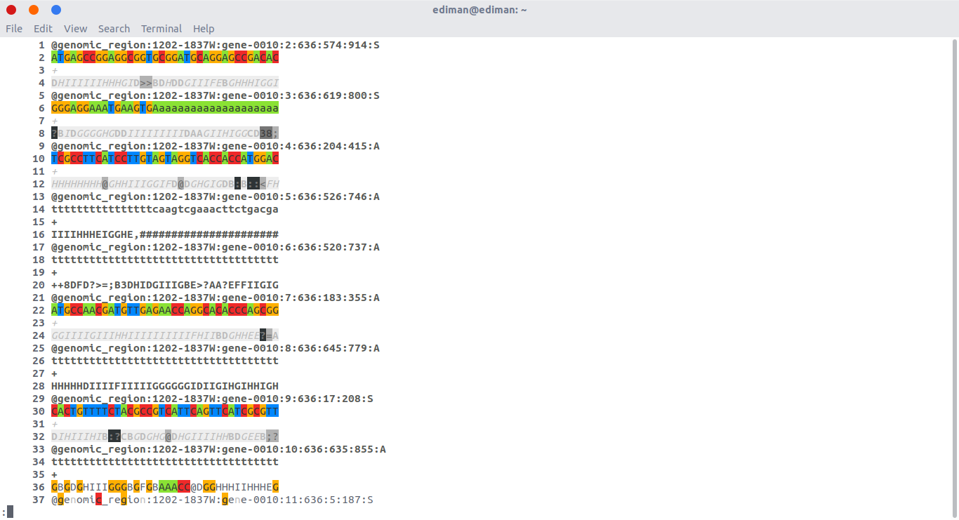 Strange characters in fastq file · Issue #44 · bioSyntax/bioSyntax · GitHub
