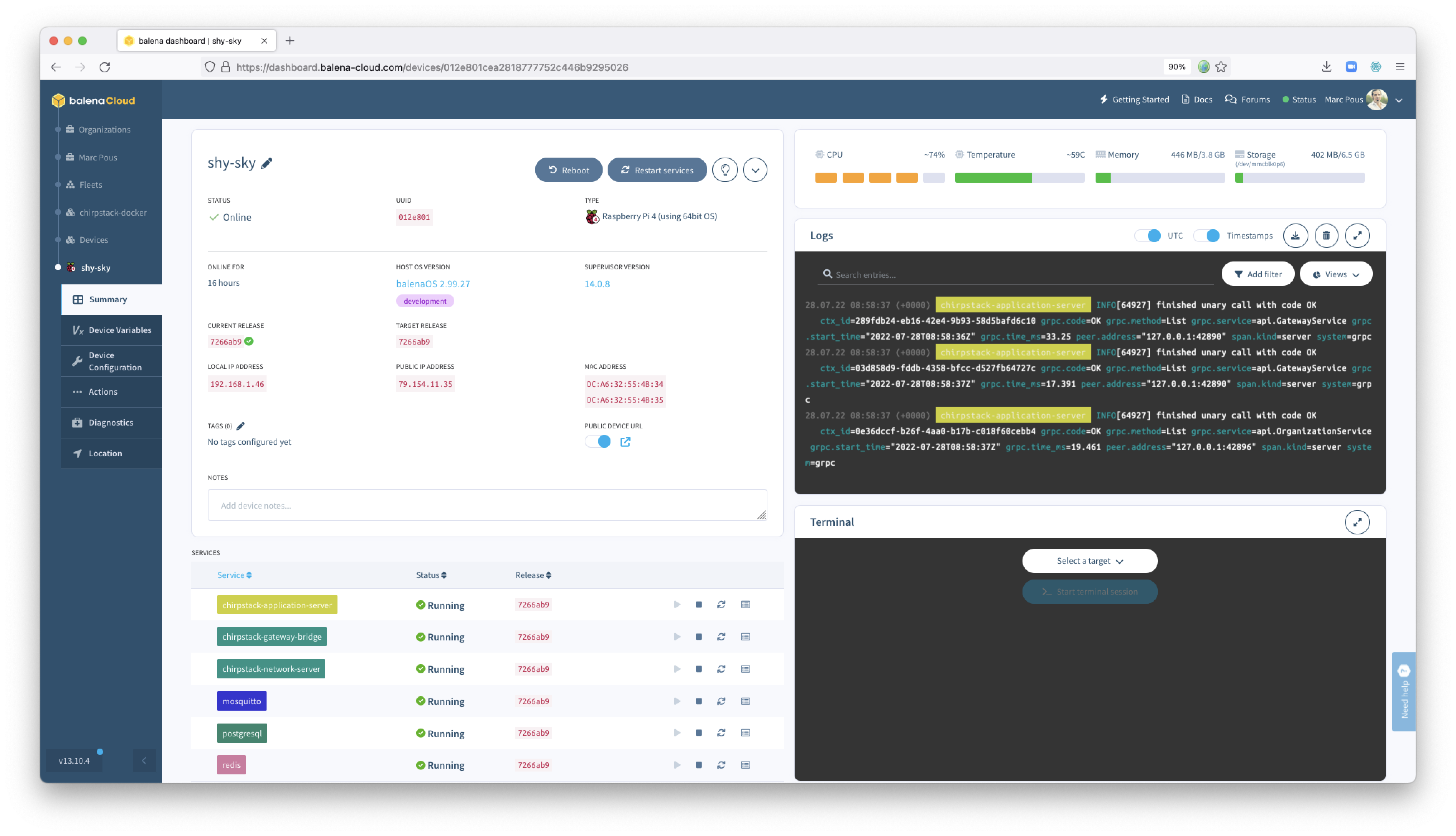 GitHub - mpous/chirpstack-balena